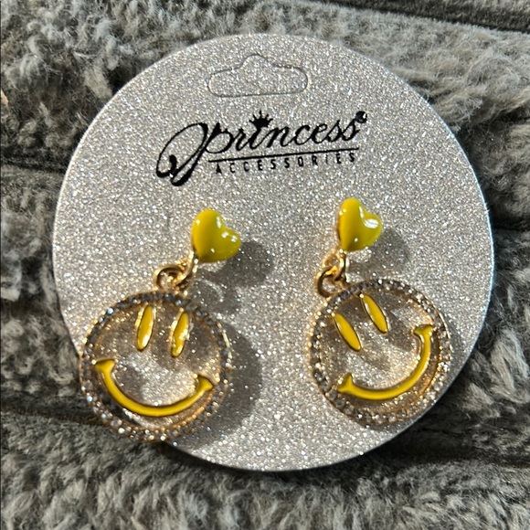 Accessories | Princess Accessories Smiley Face Earrings | Poshmark